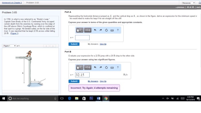Solved 3.73 A child slides down a frictionless 3.1 m -long | Chegg.com