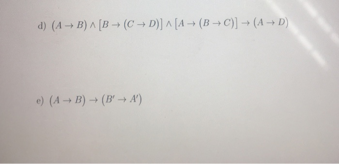 Solved L. Write the prove sequence for each of the following | Chegg.com