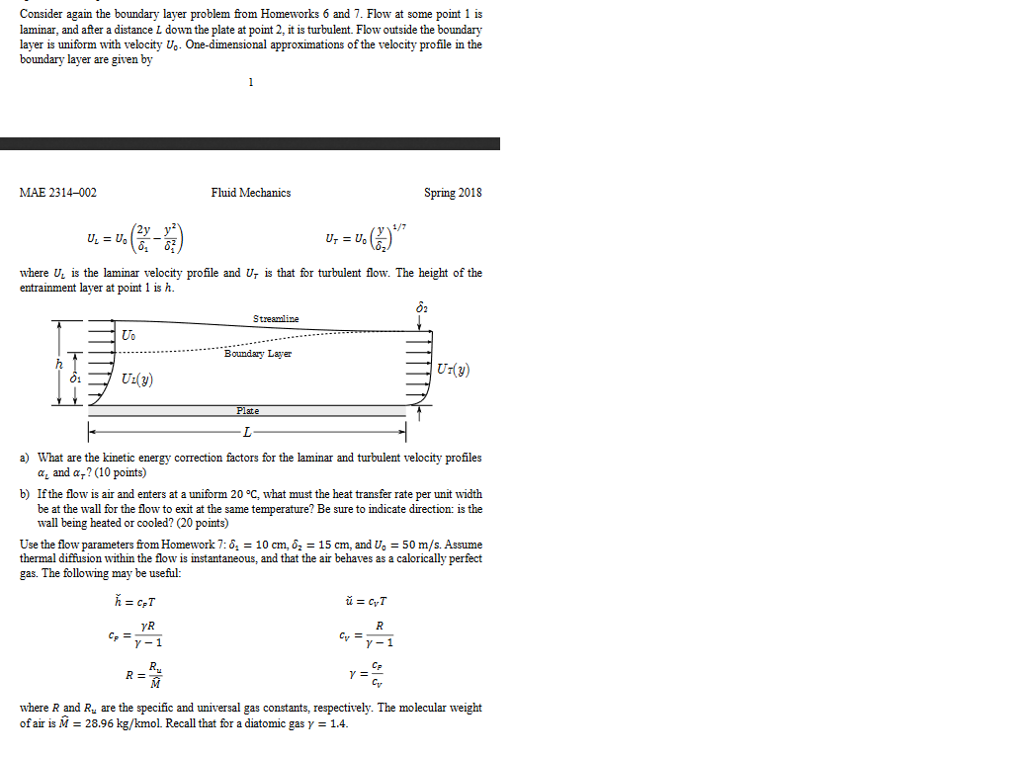 Solved Consider again the boundary layer problem from | Chegg.com