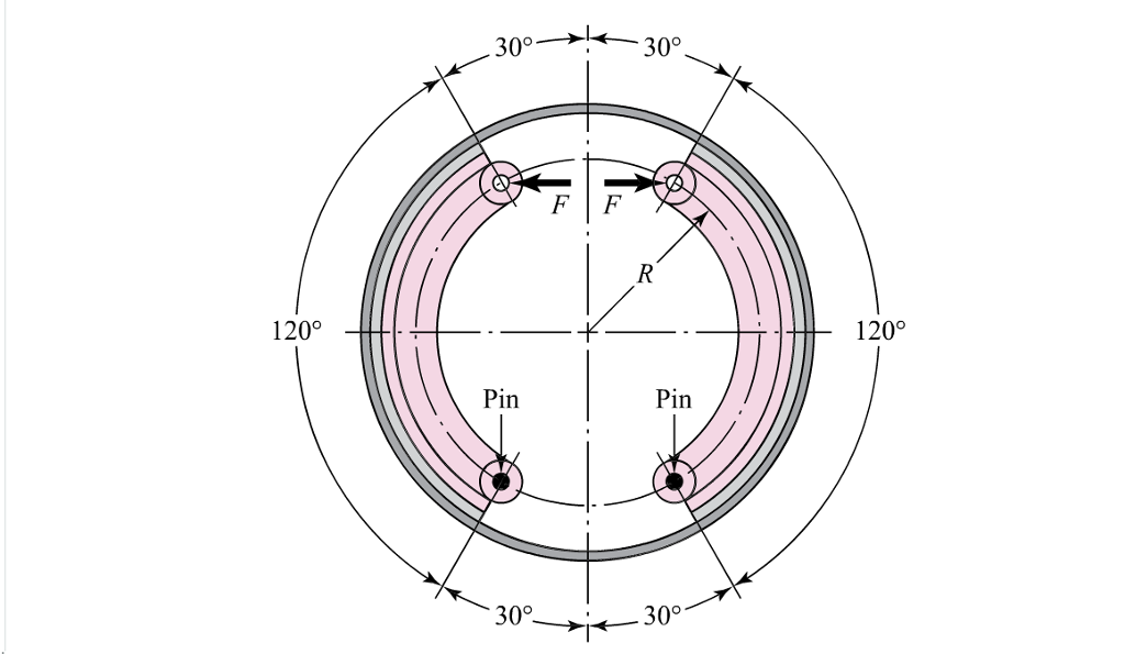 Solved The figure shows a clockwise rotating internal | Chegg.com