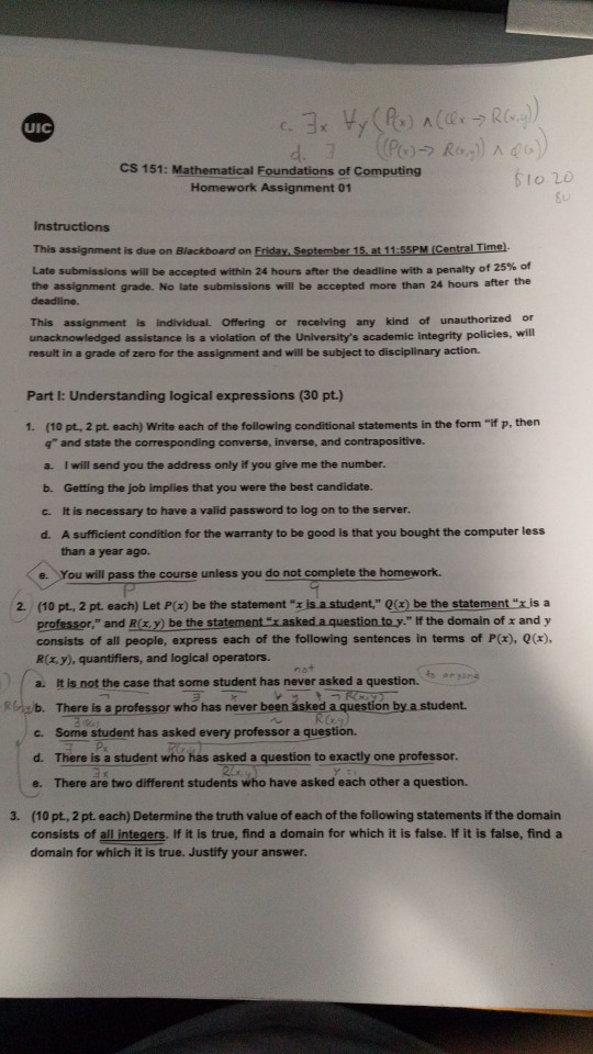 Solved Write Each Of The Following Conditional Statements In 1565