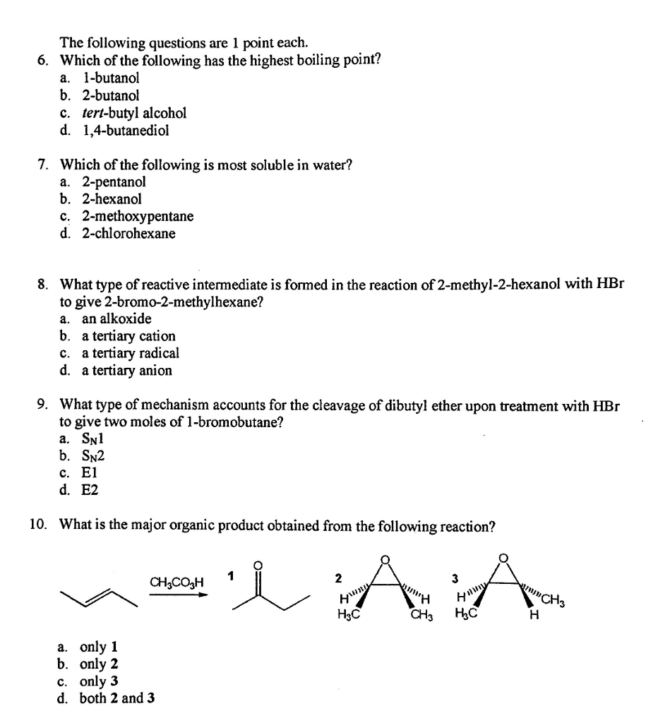 2 Butanol Melting Point