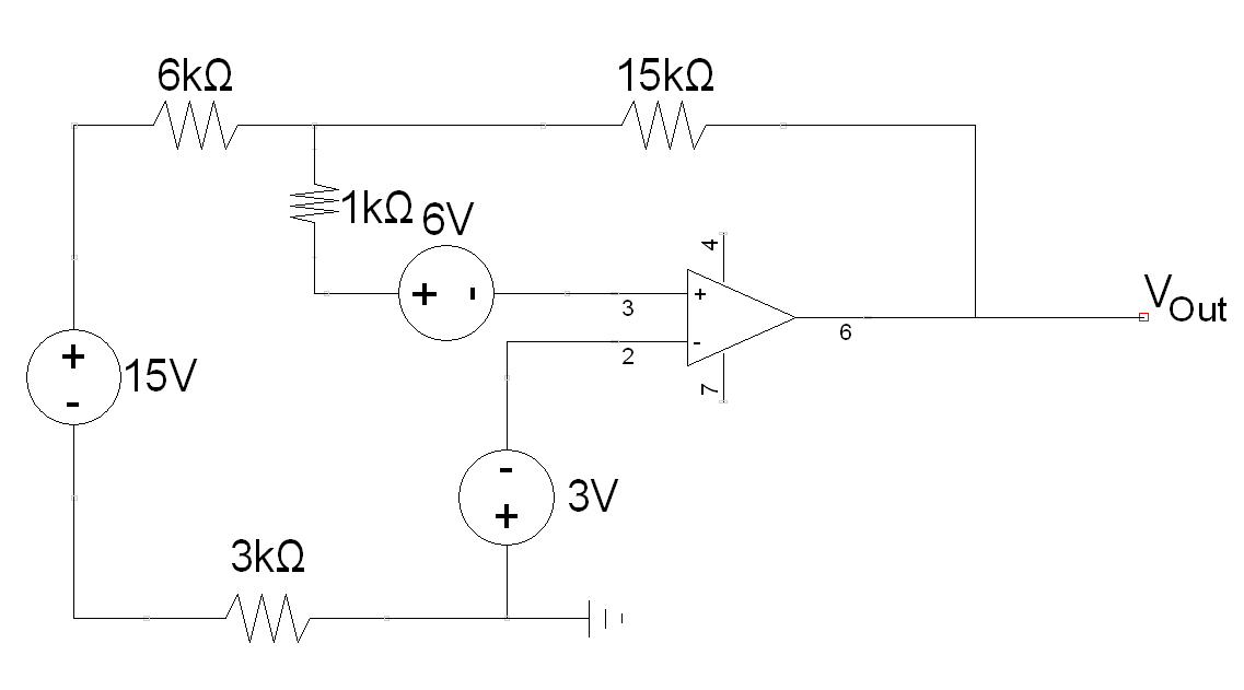 Solved Find the value of VOut as labelled in the circuit of | Chegg.com
