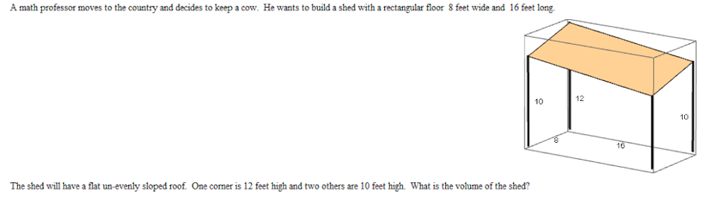 Solved A math professor moves to the country and decides to | Chegg.com