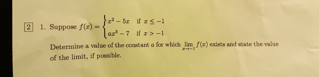Solved 1 Suppose F X {x 2 5x If X