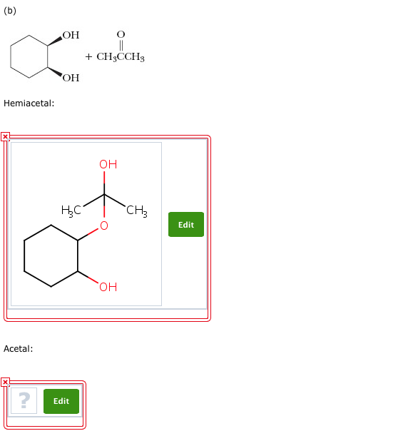 Solved Draw structural formulas for the hemiacetal and then | Chegg.com