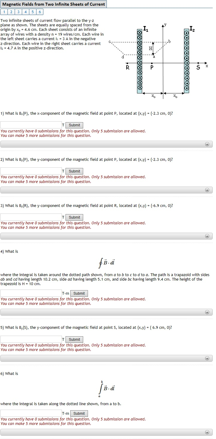 Solved Magnetic Fields from Two Infinite Sheets of Current 1 | Chegg.com
