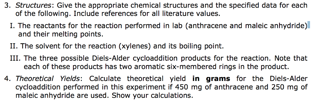 Solved 3. Structures: Give the appropriate chemical | Chegg.com