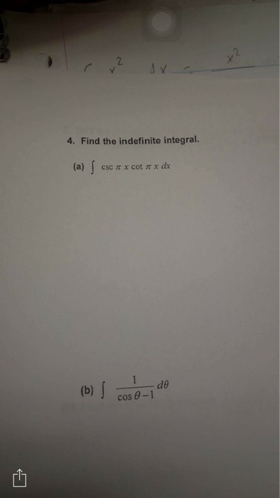 Solved Find the indefinite integral integral pi x cot pi x | Chegg.com