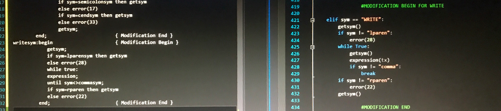 Solved So I must convert the python on the right to pascal | Chegg.com