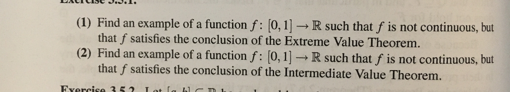 Solved Find an example of a function f: [0, 1] rightarrow R | Chegg.com