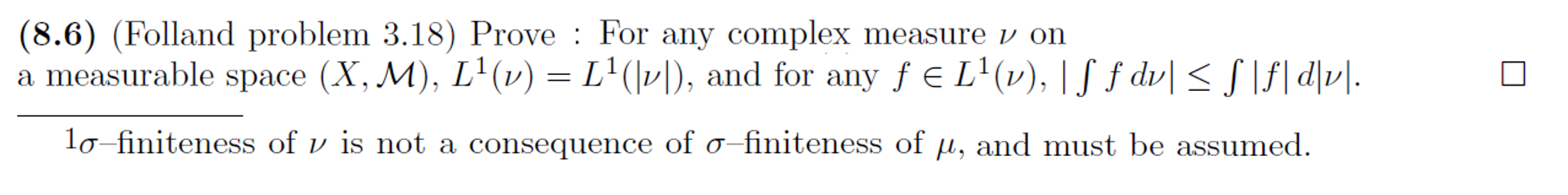 8.6 Real (Mathematical) Analysis. Signed Measures | Chegg.com