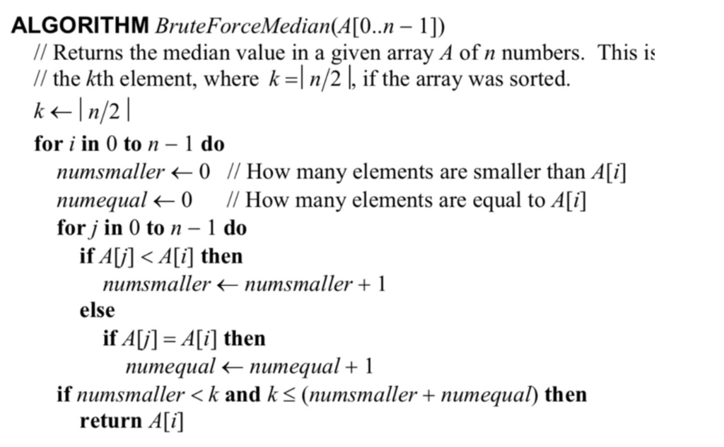What is the basic operation, average case efficiency | Chegg.com