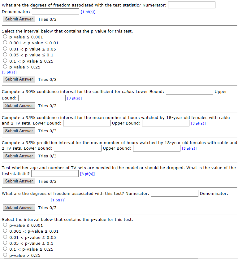 Solved Use Minitab, R, or your preferred software for this | Chegg.com