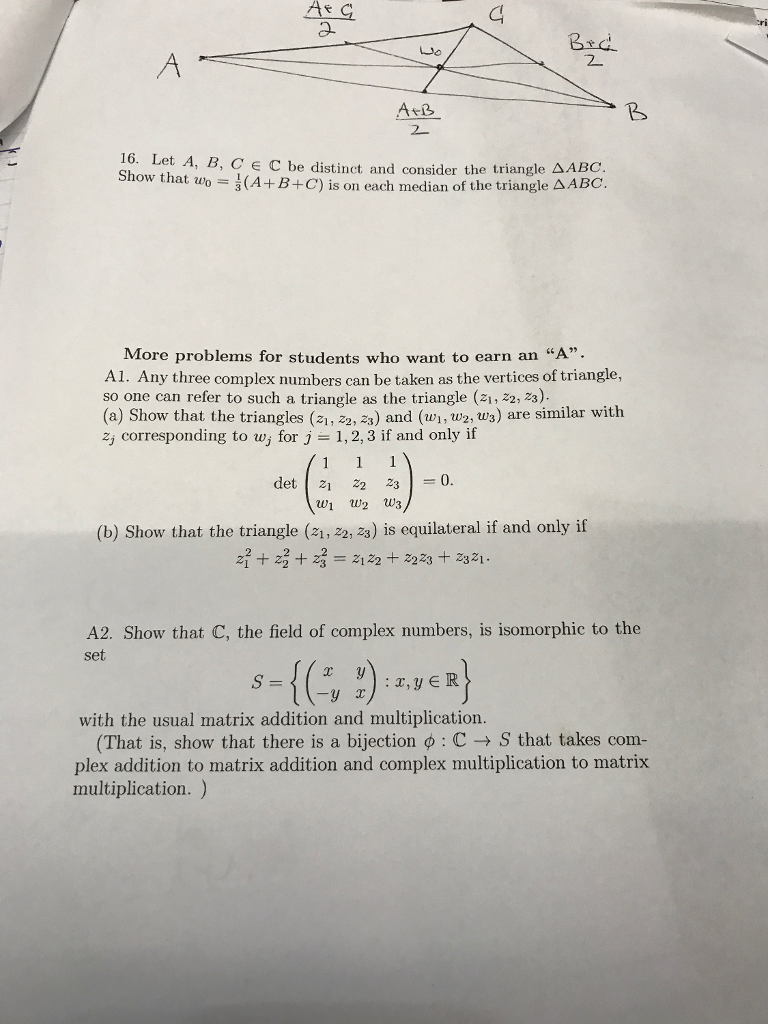 Solved Let A, B, C element distinct and consider the | Chegg.com