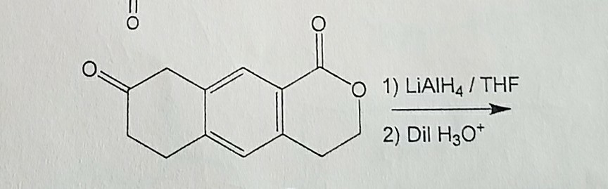 Solved O 1) LiAlH4/THF | Chegg.com