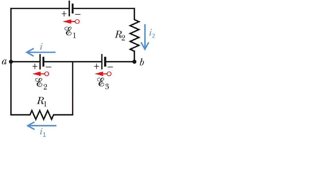 Solved R1=R, R2=R/2. ideal batteries have emfs E1=5E, E2=E, | Chegg.com