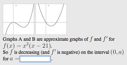 Solved Graphs A and B are approximate graphs of f and f' for | Chegg.com