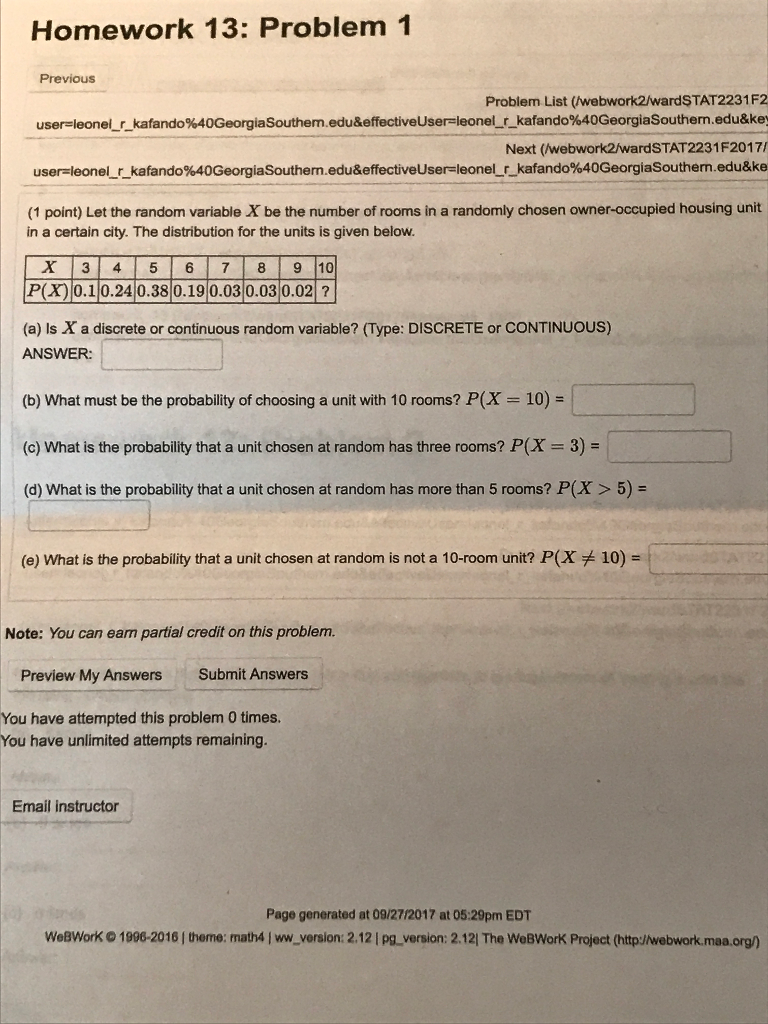 Solved Homework 13: Problem 1 Previous Problem List | Chegg.com