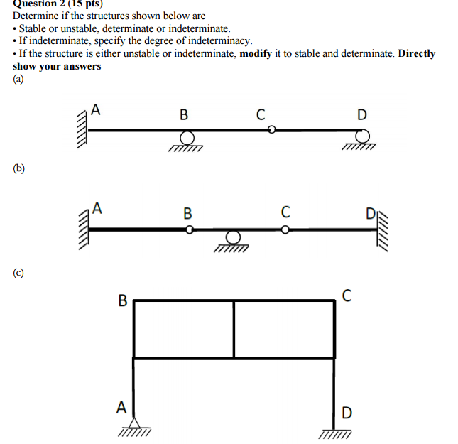 Solved Determine if the structures shown below are Stable | Chegg.com