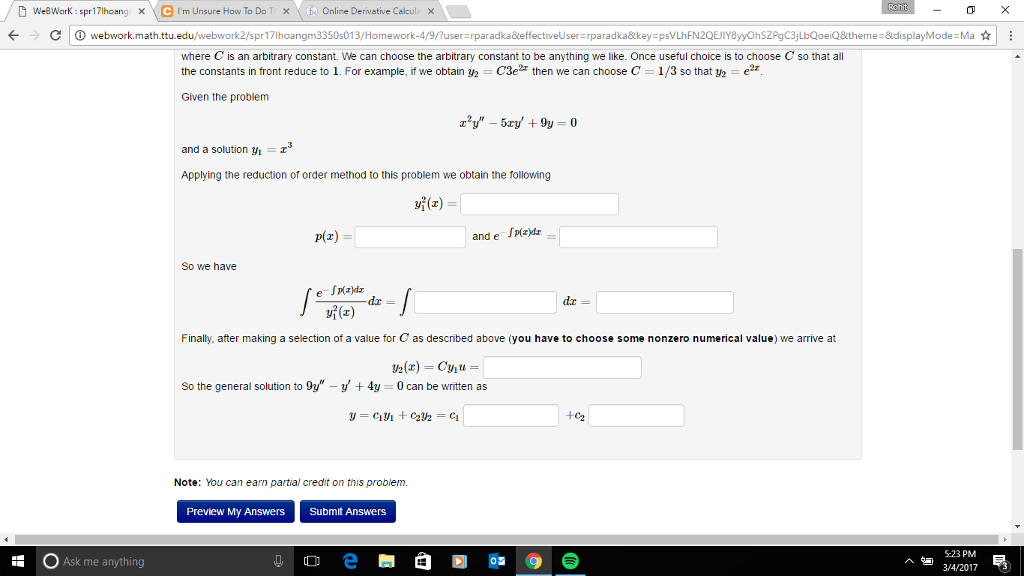 Solved Font D WeBWorK spr17lhoang x C I'm unsure How To Do T | Chegg.com Solved Font D WeBWorK spr17lhoang x C I'm unsure How To Do T | Chegg.com