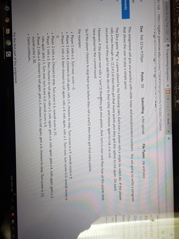 Solved Auho reversing Acer Tr seed Grades for Huy Tran: CSS | Chegg.com