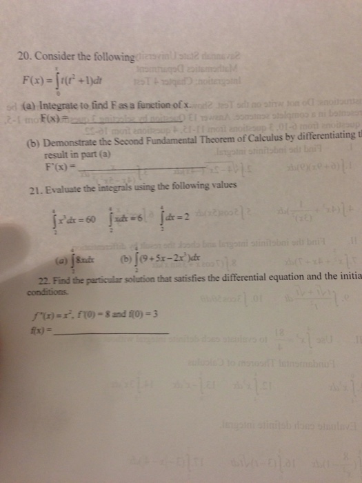 Solved Consider the following F(x) = integral^x_0 t (t^2 + | Chegg.com