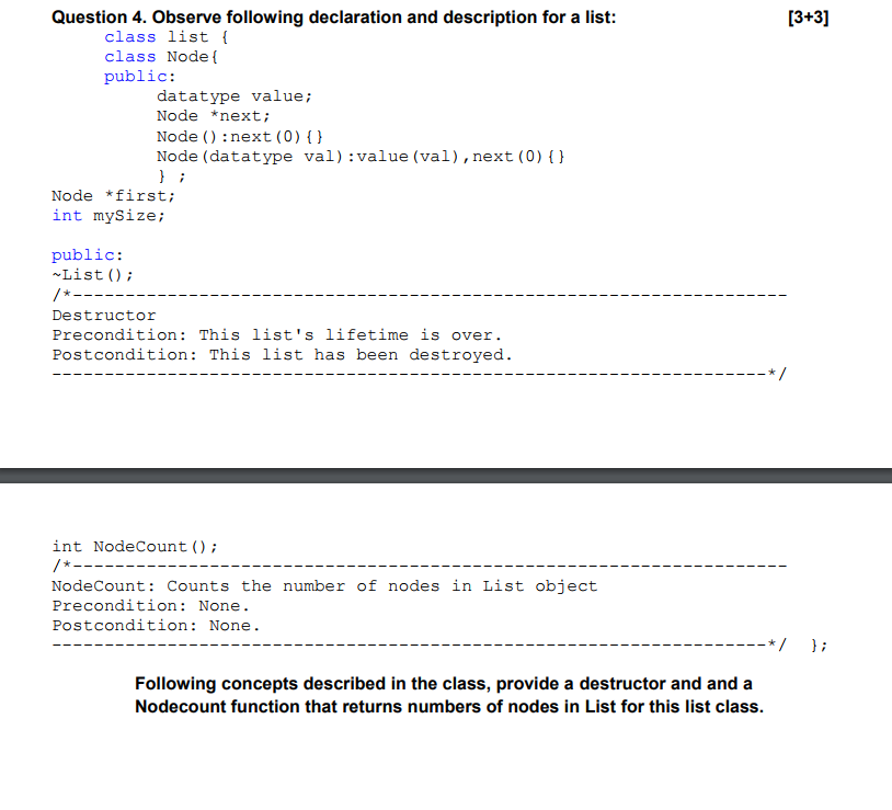 Solved Observe Following Declaration And Description For A 