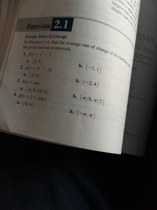 Solved tan 2.1 Exercises Average Rates of Change In | Chegg.com Solved tan 2.1 Exercises Average Rates of Change In | Chegg.com