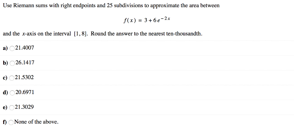 Solved Use Riemann sums with right endpoints and 25 | Chegg.com