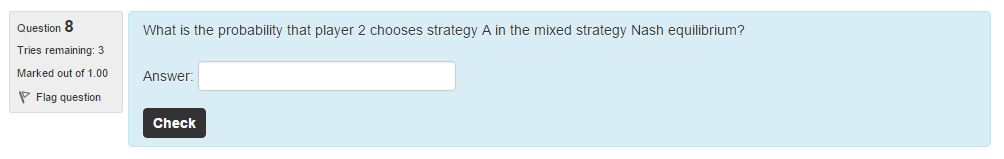 Solved Consider the static game represented in the following | Chegg.com