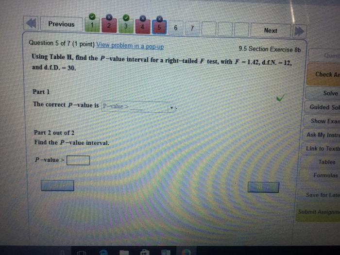 Solved Using Table H, find the P-value interval for a | Chegg.com