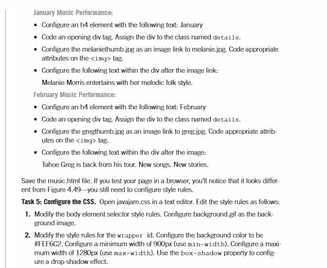 Solved Web Development and Design Foundations with HTML 5, | Chegg.com