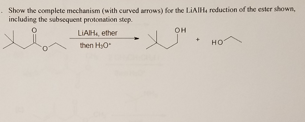 Solved Show the complete mechanism (with curved arrows) for | Chegg.com