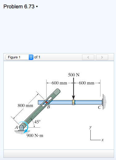 Solved Part A If the peg at B is smooth, determine the | Chegg.com