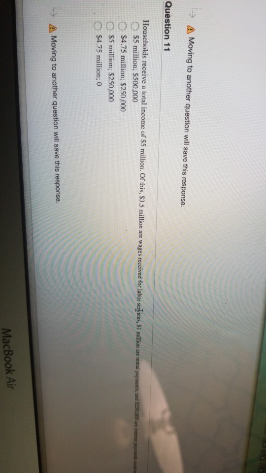 Solved Moving to another question will save this response | Chegg.com