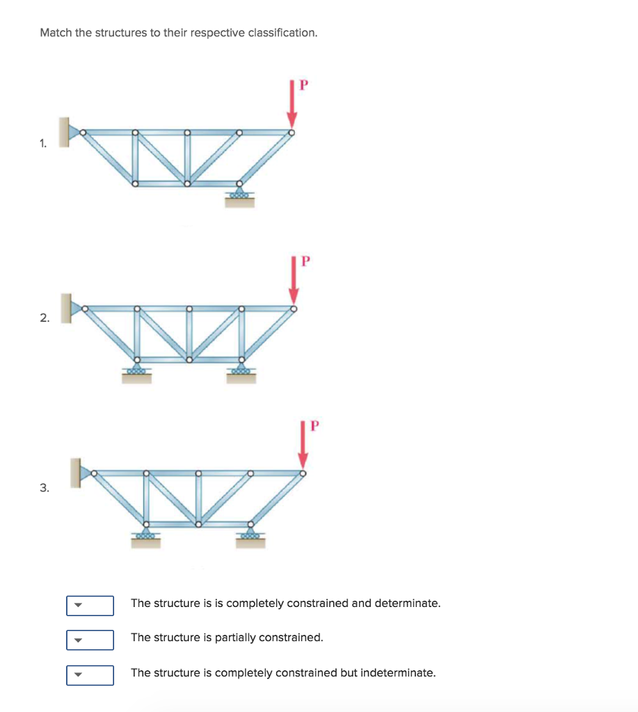 Solved Match the structures to their respective | Chegg.com