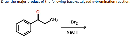 Solved Draw the major product of the following | Chegg.com