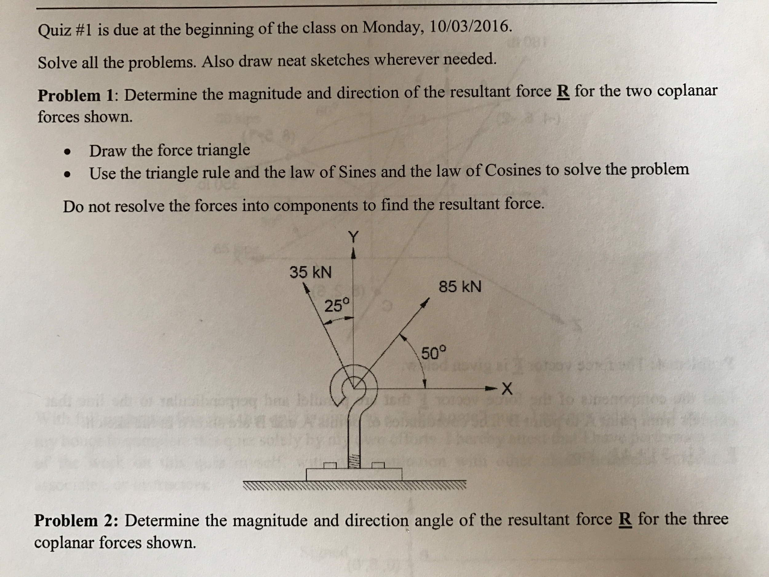 Solved Determine the Magnitude and Direction of the | Chegg.com