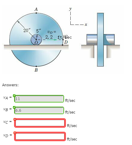 Solved ?The shaft of the wheel unit rolls without slipping | Chegg.com