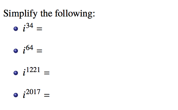 Solved Simplify the following: :34 64 1221 ;2017 | Chegg.com