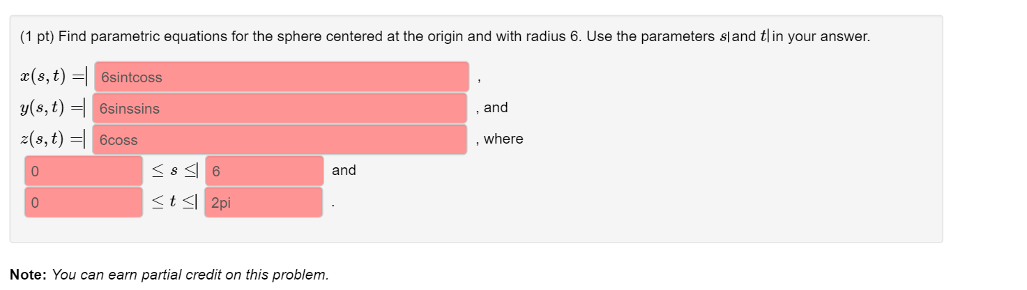 Solved Find parametric equations for the sphere centered at | Chegg.com
