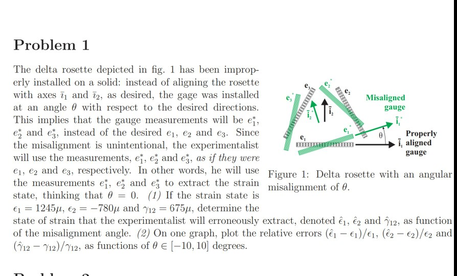 Solved Problem 1 The delta rosette depicted in fig. 1 has | Chegg.com