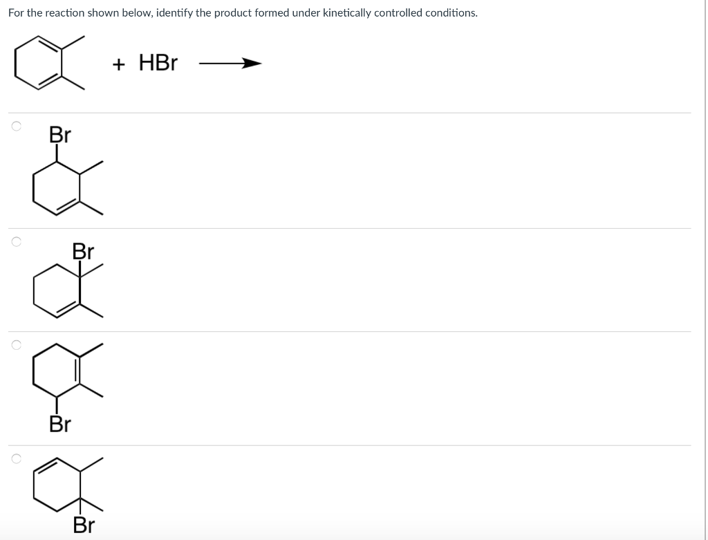Solved For the reaction shown below, identify the product | Chegg.com