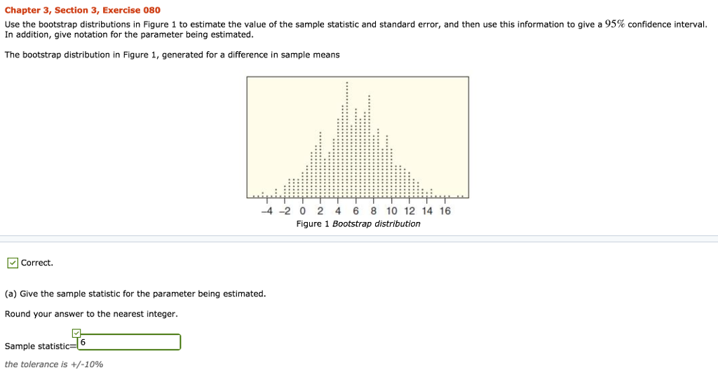 Chapter 3, Section 3, Exercise 080 Use the bootstrap | Chegg.com