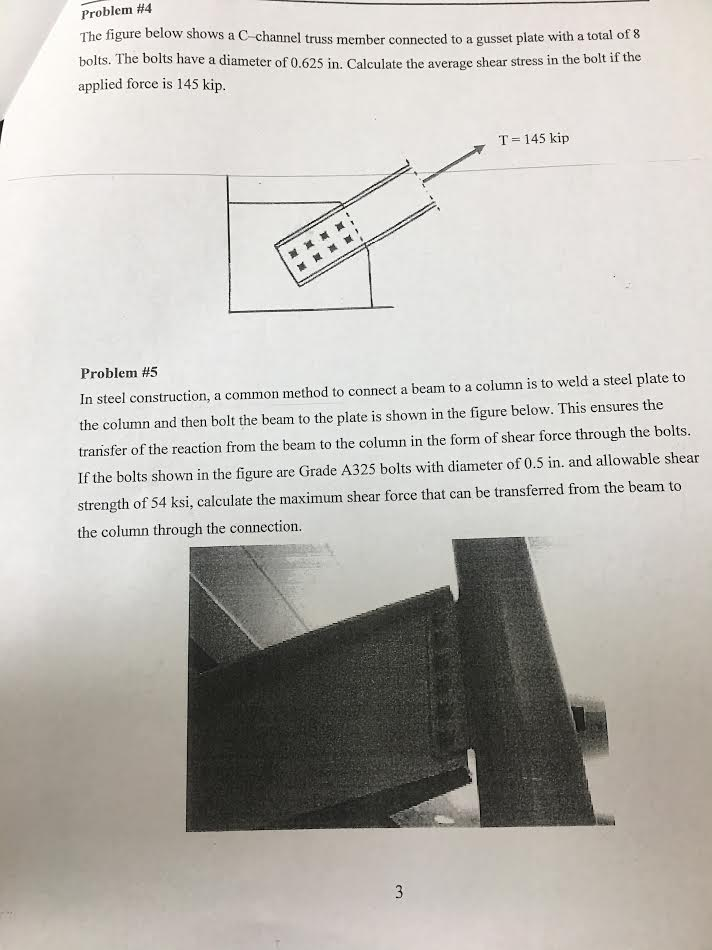 Solved The figure below shows a C-channel truss member | Chegg.com