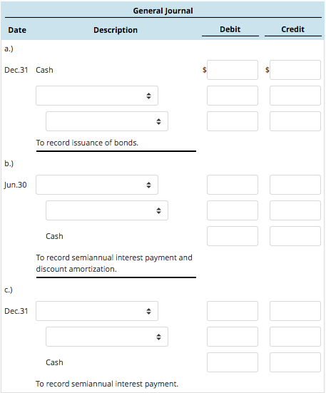 Solved Bonds Payable Journal Entries; Effective Interest | Chegg.com
