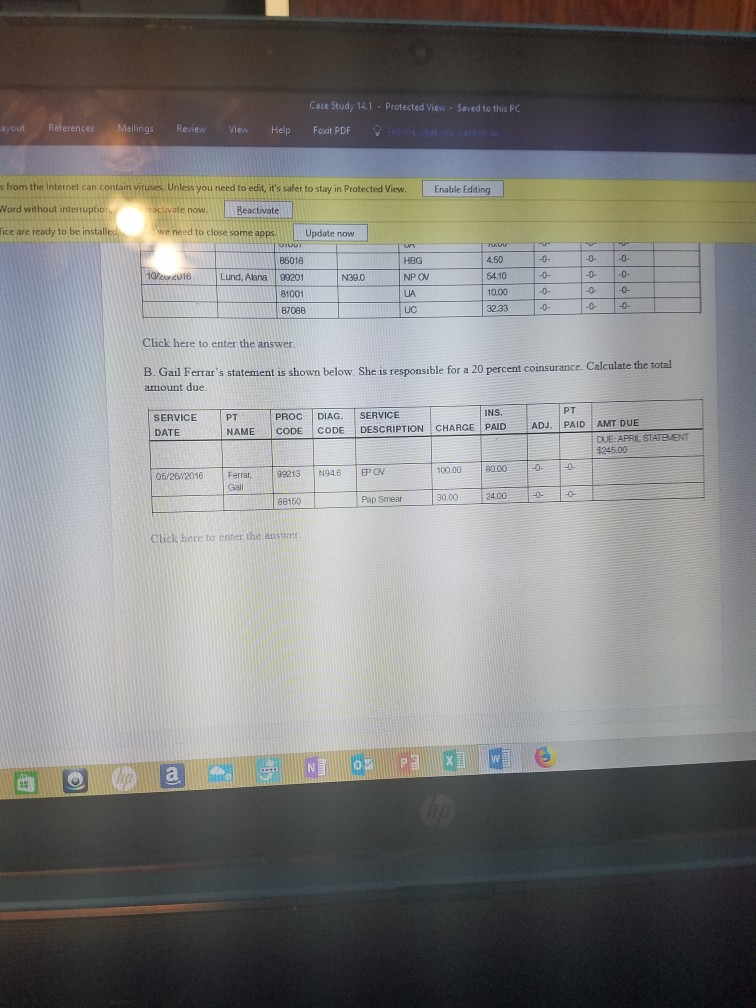 Cast otudy 14.1 Calculating Insurance math Worksheet | Chegg.com