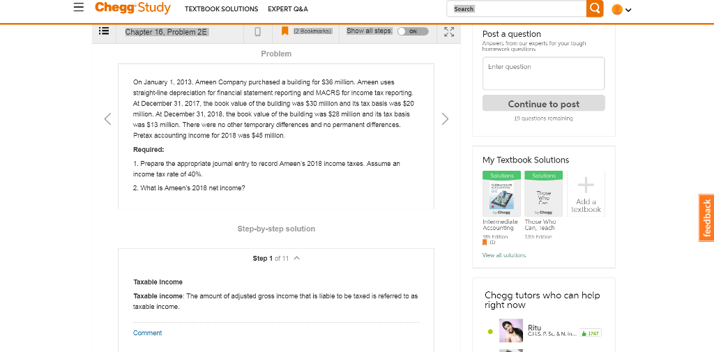 Solved E Chegg Study TEXTBOOK SOLUTIONS EXPERT oRA Search :? | Chegg.com
