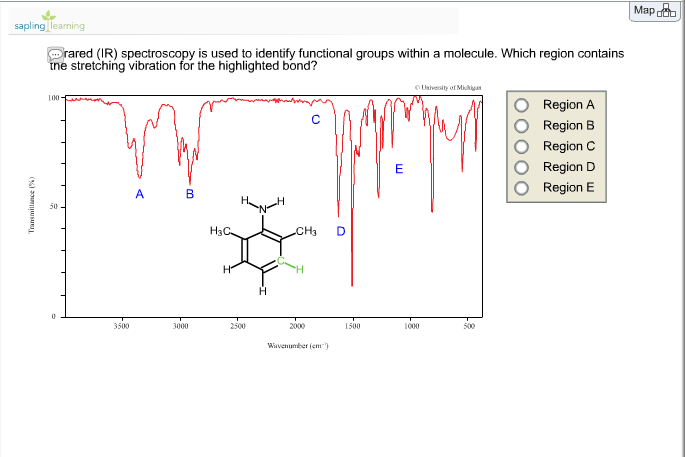 Solved: (C-H) Infrared (IR) Spectroscopy Is Used To Identi... | Chegg.com